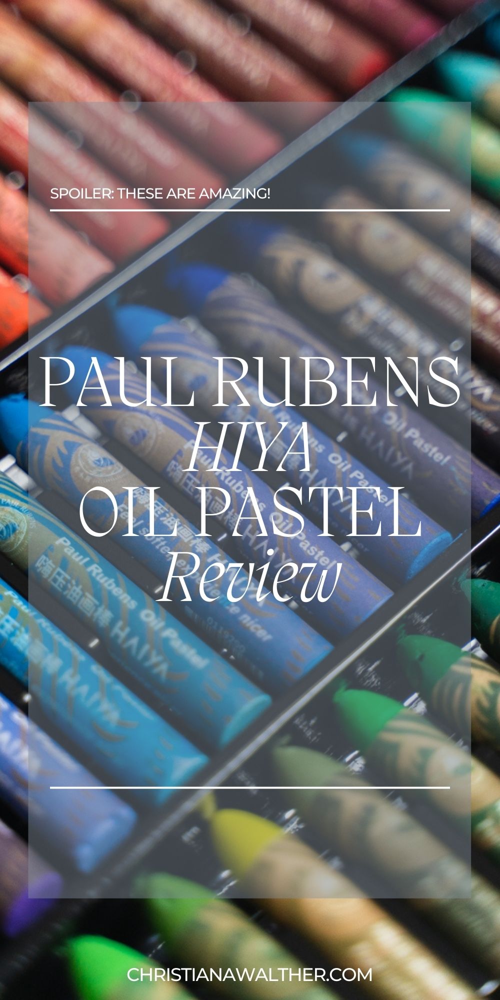 New Paul Rubens Haiya Oil Pastels - 48 Color Set Review