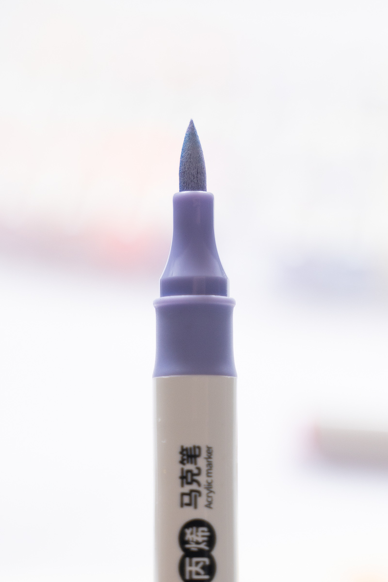 Lightwish Acrylic Markers Review - Dual Brush Tip 48 Color Set