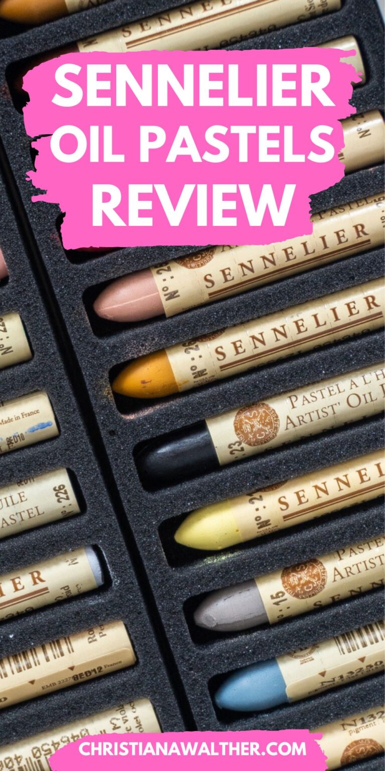 Sennelier Oil Pastels Review - 24 Colors Portrait Set